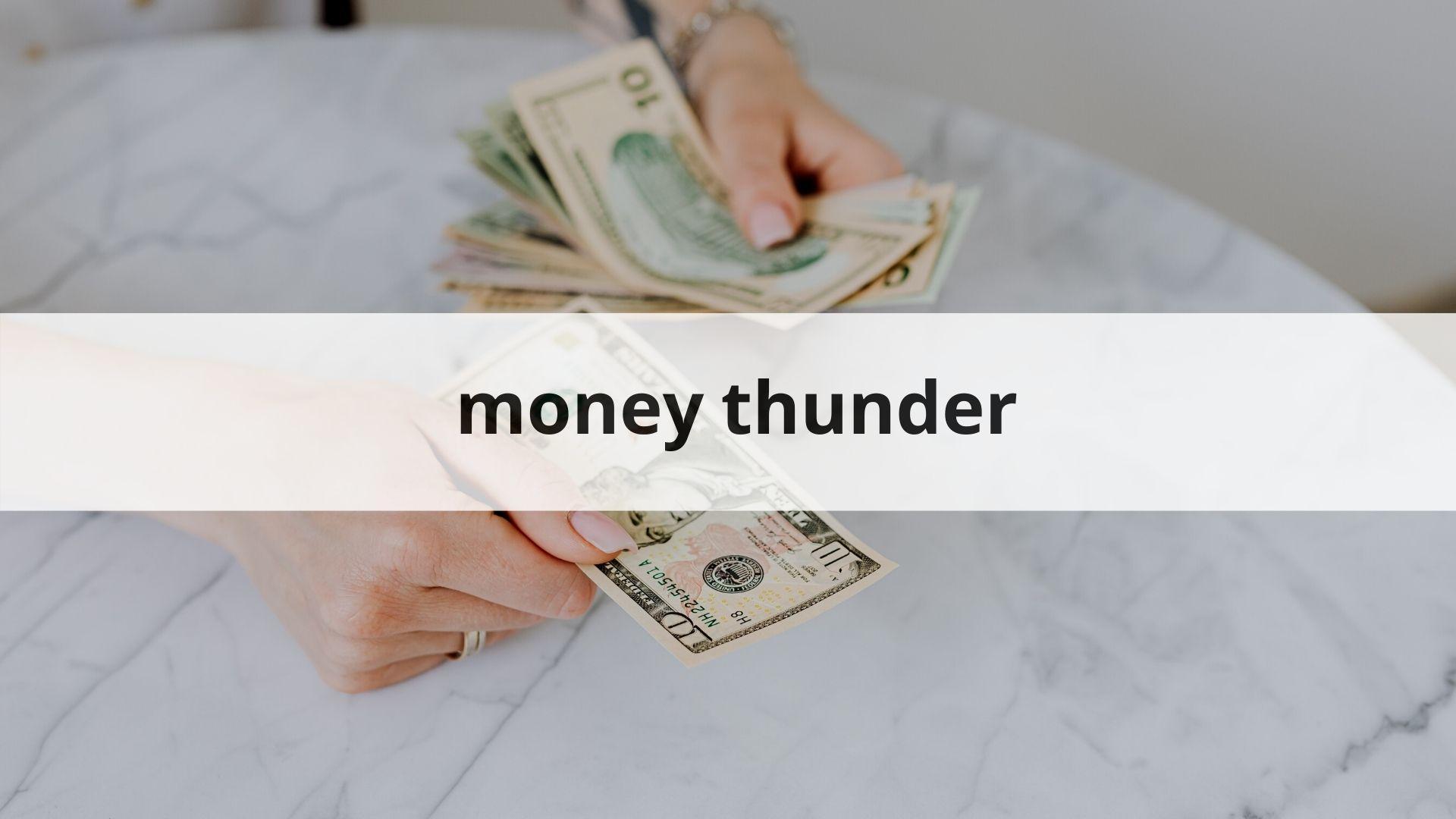 แอพ money thunder เช็คเครดิตไหม กู้เงินผ่านแอพ money thunder ดีไหม ...
