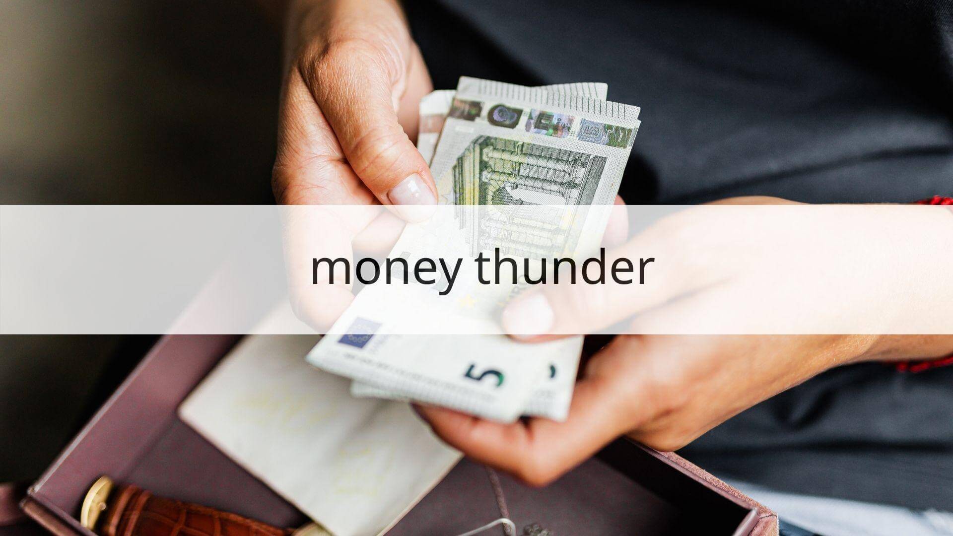 บริการแอพ Money Thunder คิดดอกเบี้ยถูก และใช้เอกสารการกู้ออนไลน์น้อย ...